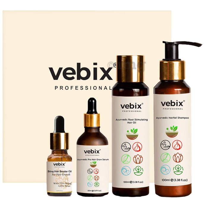 Vebix Professional Customized Regimen 4 Ayurvedic Product Kit ...