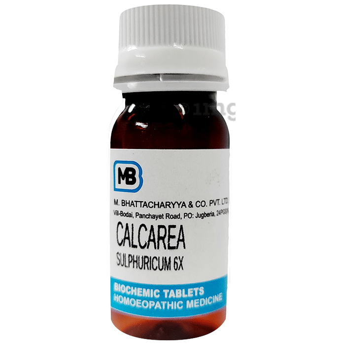 MB Calcarea Sulphuricum Tablet 6X: Buy bottle of 25.0 gm Tablet at 𝗯𝗲𝘀𝘁 ...