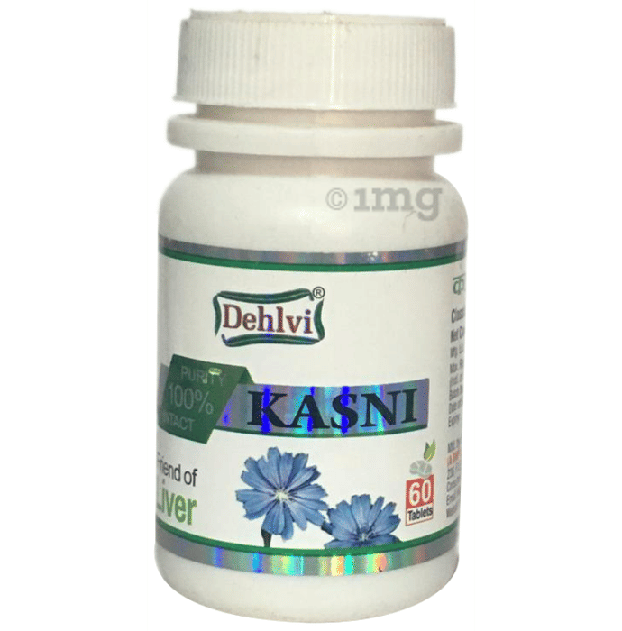 Dehlvi Kasni Tablet (60 Each): Buy combo pack of 2.0 bottles at best ...