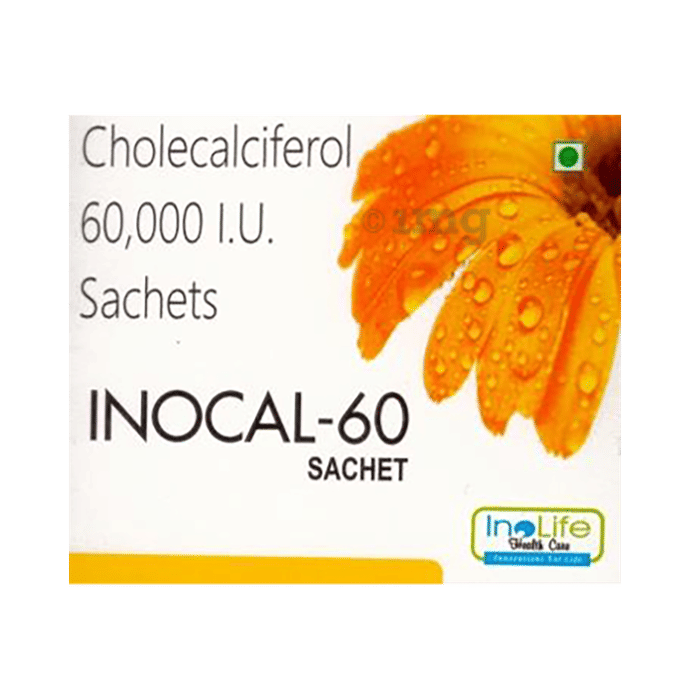 Inocal 60 Sachet: Buy sachet of 1 gm Powder at best price in India | 1mg
