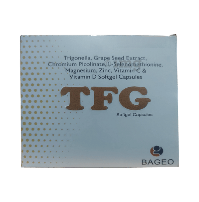 Bageo TFG Softgel Capsule: Buy strip of 10 soft gelatin capsules at ...