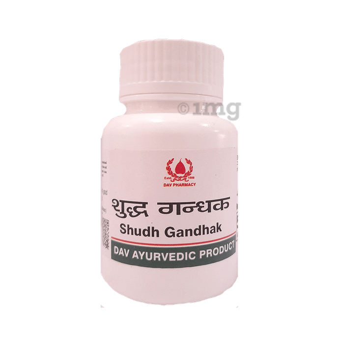 D.A.V. Shudh Gandhak: Buy bottle of 50 gm Powder at best price in India ...
