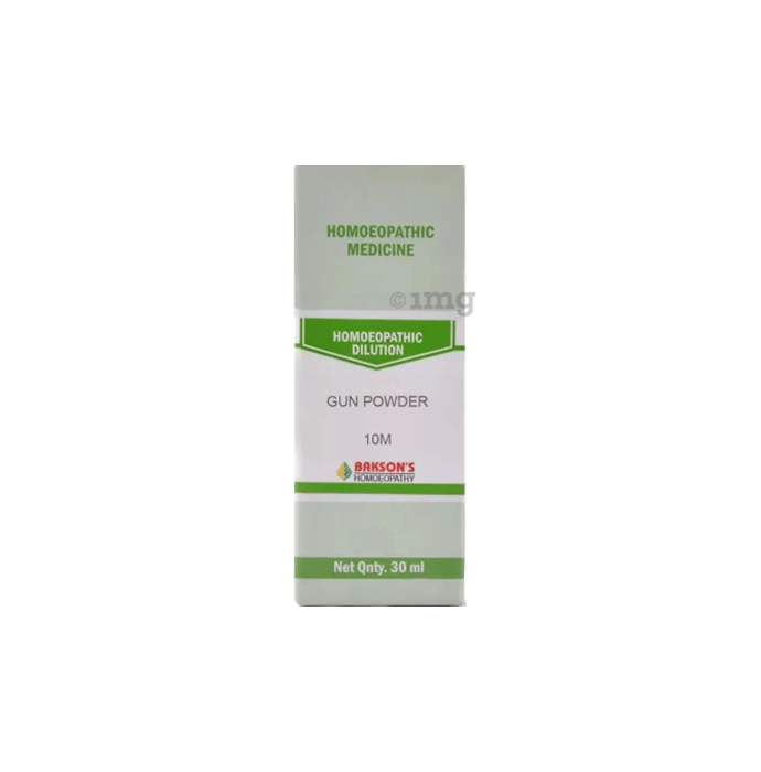 Bakson's Homoeopathy Gun Powder Dilution 10M: Buy bottle of 30.0 ml ...