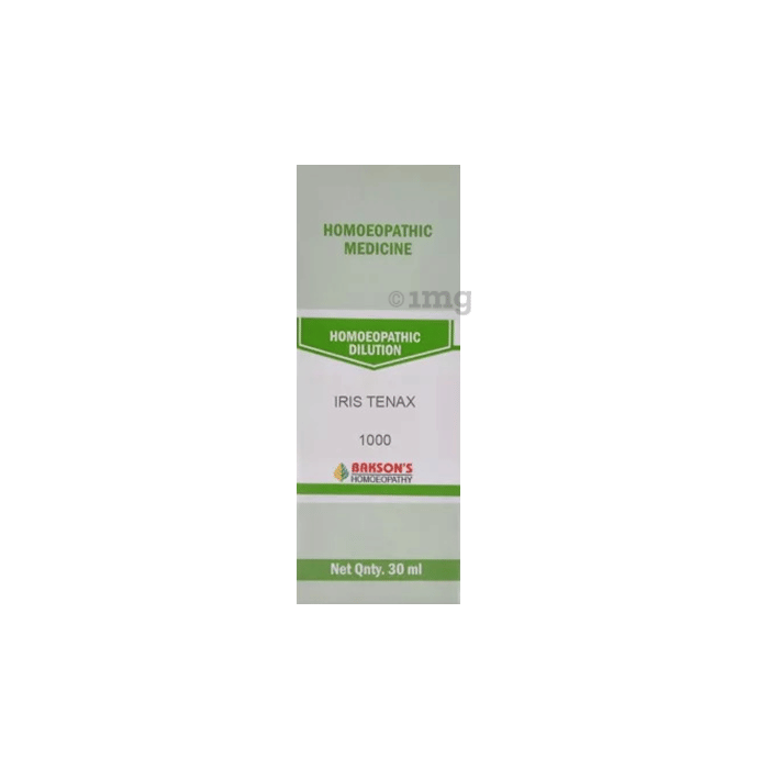 Bakson's Homeopathy Iris Tenax Dilution 1000 CH: Buy bottle of 30.0 ml ...