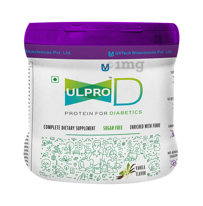 Ulpro D Protein Powder for Diabetics Powder Vanilla Sugar Free: Buy jar ...