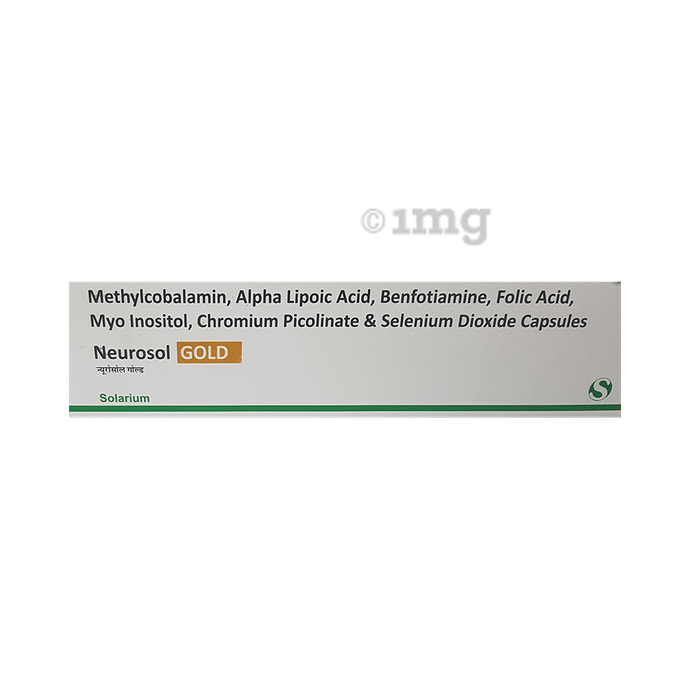 Neurosol-Gold Capsule: Buy strip of 10 capsules at best price in India ...