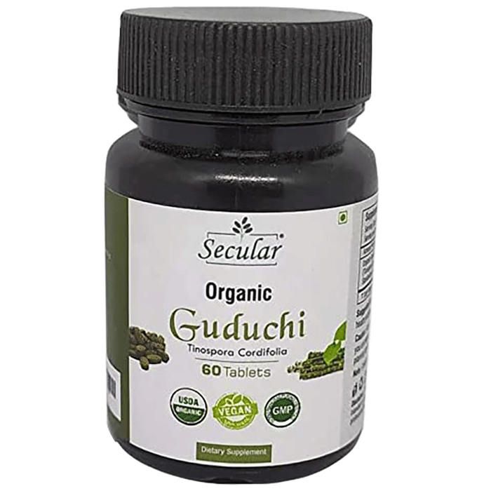Secular Organic Guduchi Tablet: Buy bottle of 60.0 tablets at best ...
