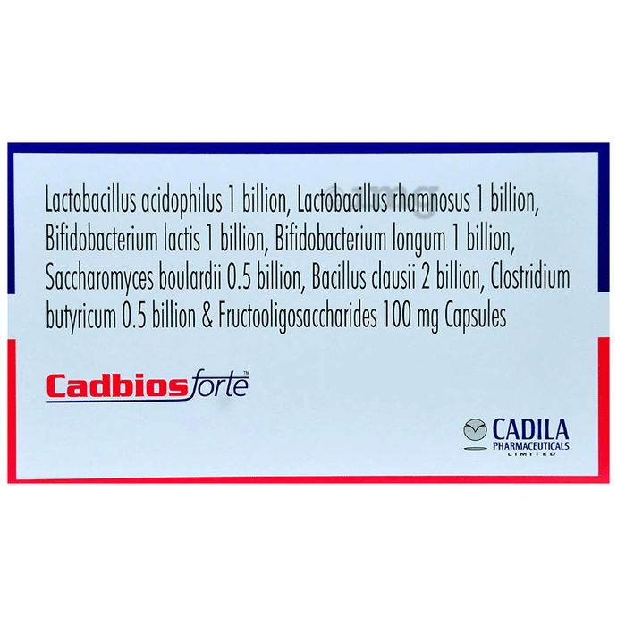 Cadbios Forte Capsule: Buy strip of 10.0 capsules at best price in ...