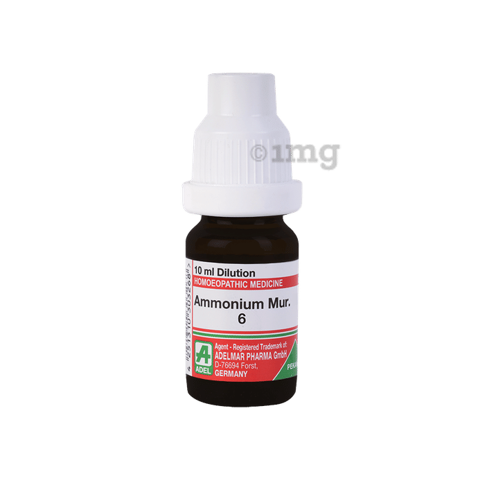 ADEL Ammonium Mur Dilution 6: Buy bottle of 10 ml Dilution at best ...