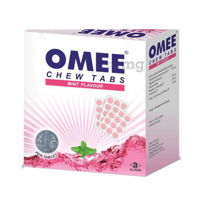 Omee Chewable Tablet Mint: Buy strip of 12 Chewable Tablets at best ...