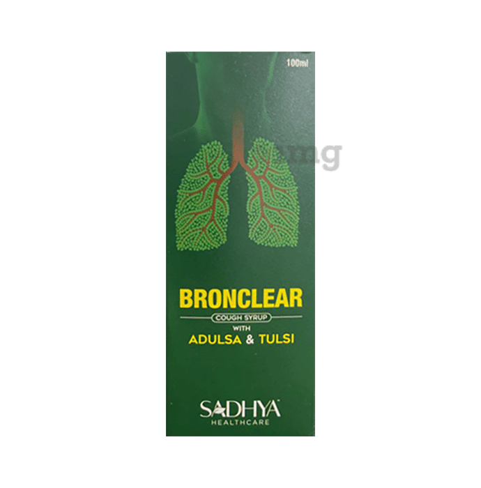 Sadhya Bronclear Cough Syrup: Buy bottle of 100 ml Syrup at best price ...