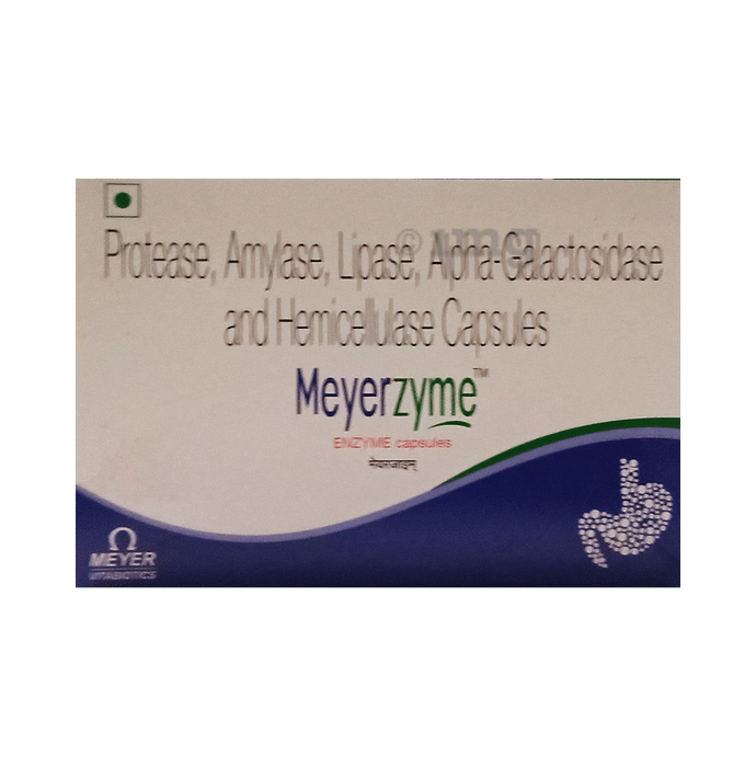 Meyerzyme Enzyme Capsule: Buy strip of 10 capsules at best price in ...