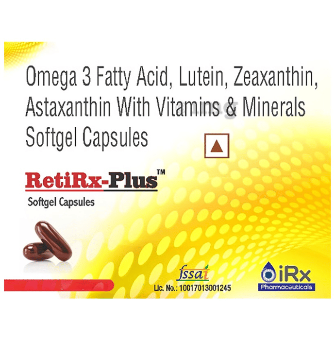 Retirx-Plus Softgel Capsule: Buy strip of 10 soft gelatin capsules at best price in India | 1mg