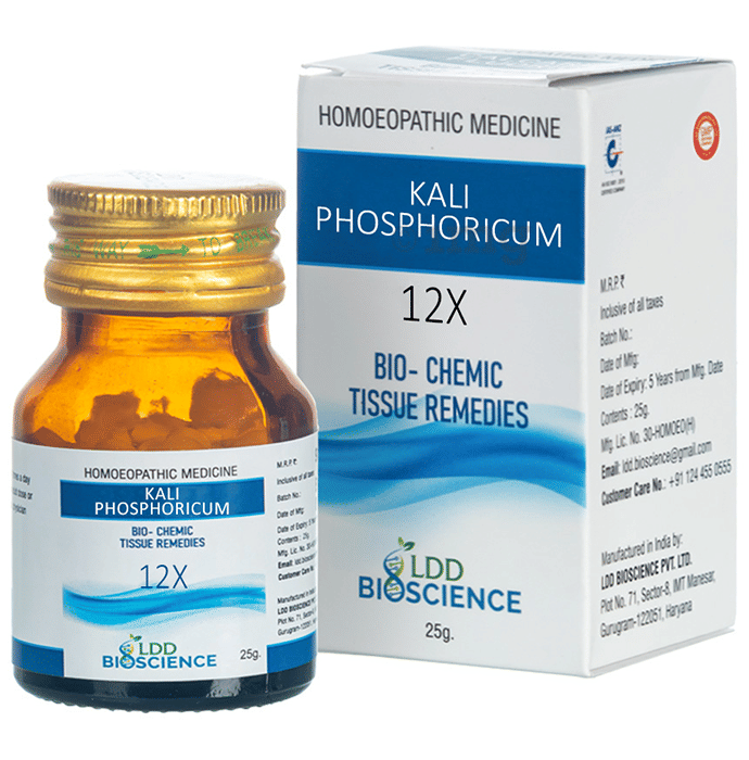 LDD Bioscience Kali Phosphoricum Biochemic Tablet 12X: Buy bottle of 25 ...