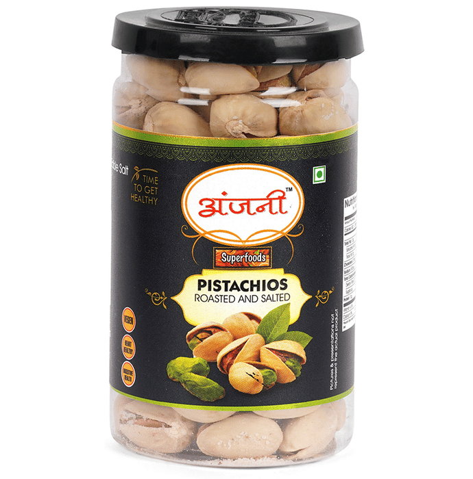 Anjani Superfoods Pistachios Premium Roasted & Salted: Buy jar of 200.0 gm Dry Fruits at best ...