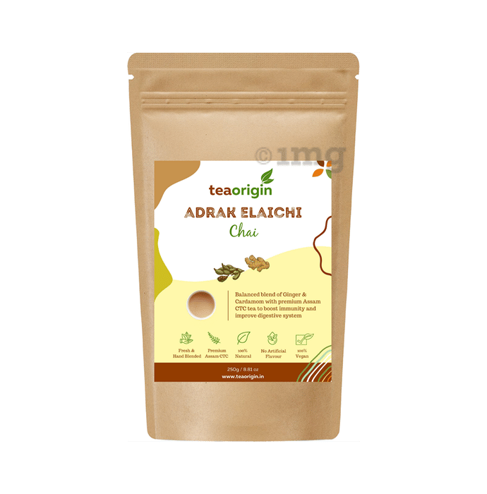 Tea Origin Adrak Elaichi Chai: Buy packet of 250 gm Leaves at best ...