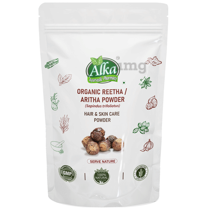 Alka Ayurvedic Pharmacy Organic Reetha / Aritha Powder: Buy packet of ...