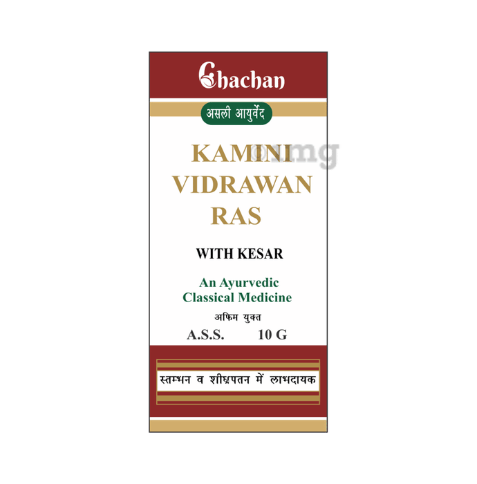 Chachan Kamini Vidrawan Ras Tablet with Kesar: Buy bottle of 10 gm ...