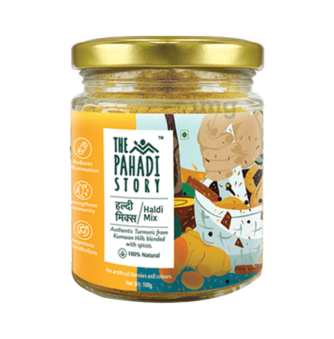 The Pahadi Story Haldi Mix Powder: Buy jar of 100 gm Powder at best ...