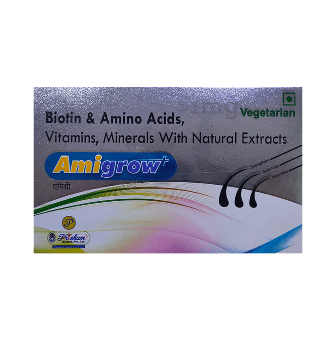 Amigrow + Tablet: Buy strip of 10 tablets at best price in India | 1mg
