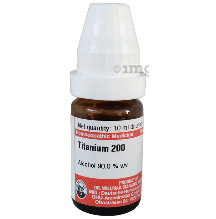Dr Willmar Schwabe Germany Titanium Dilution 200 Buy Bottle Of 10 0 Ml