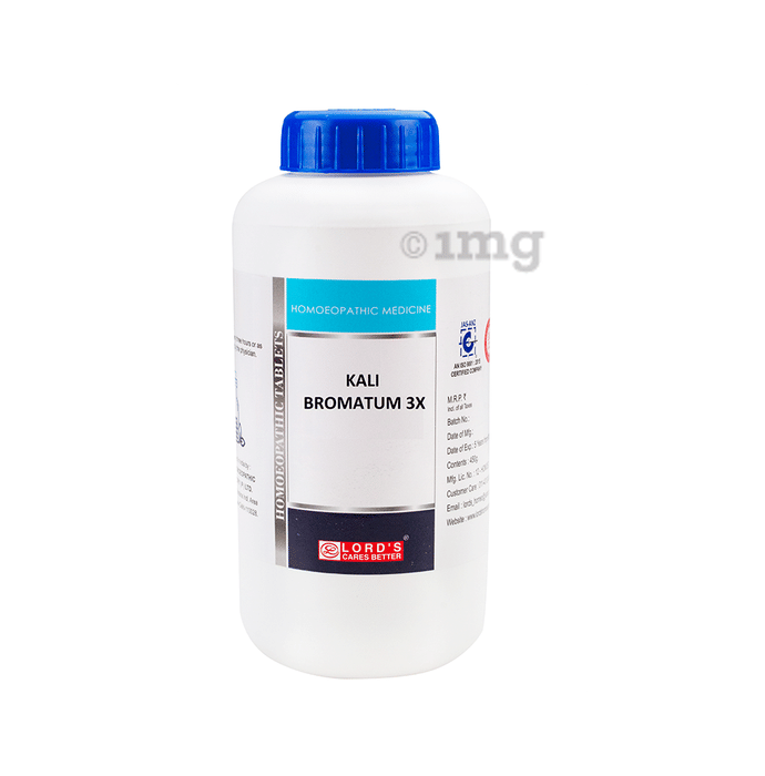 Lord's Kali Brom Trituration Tablet 3X: Buy bottle of 450 gm ...