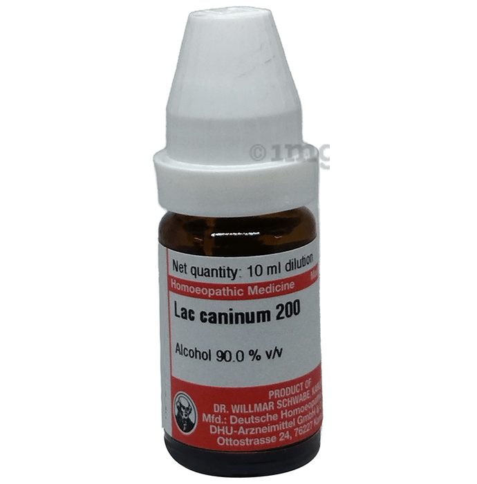 Dr Willmar Schwabe Germany Lac Caninum Dilution 200 Buy Bottle Of 10 0