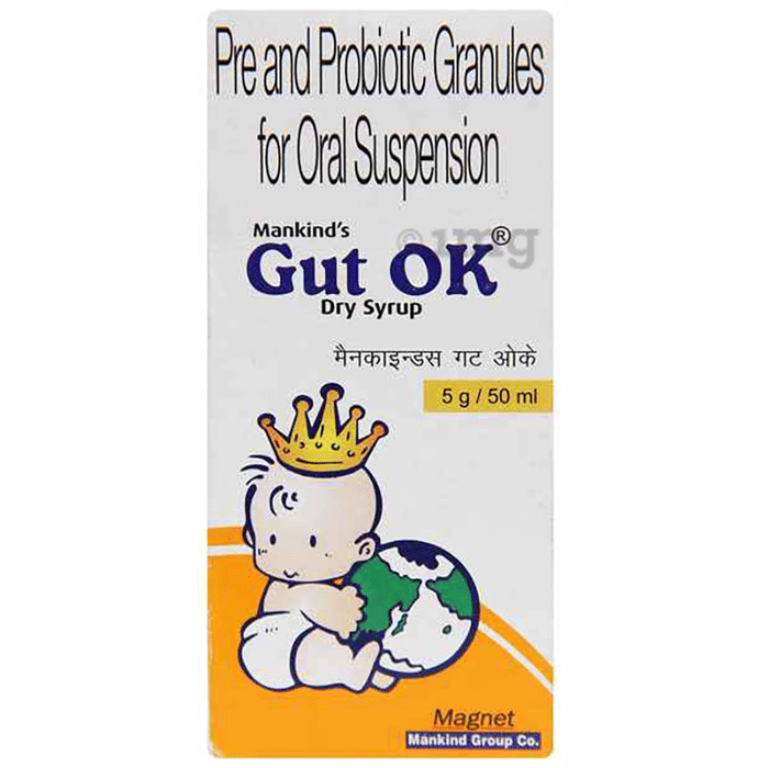 Gut OK Dry Syrup: Buy bottle of 50.0 ml Dry Syrup at best price in ...
