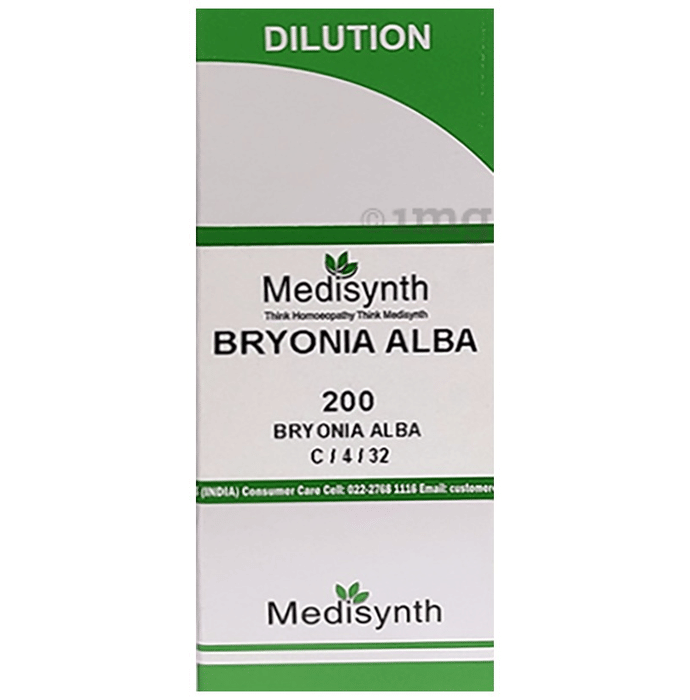 Medisynth Bryonia Alba Dilution 200: Buy bottle of 30 ml Dilution at ...
