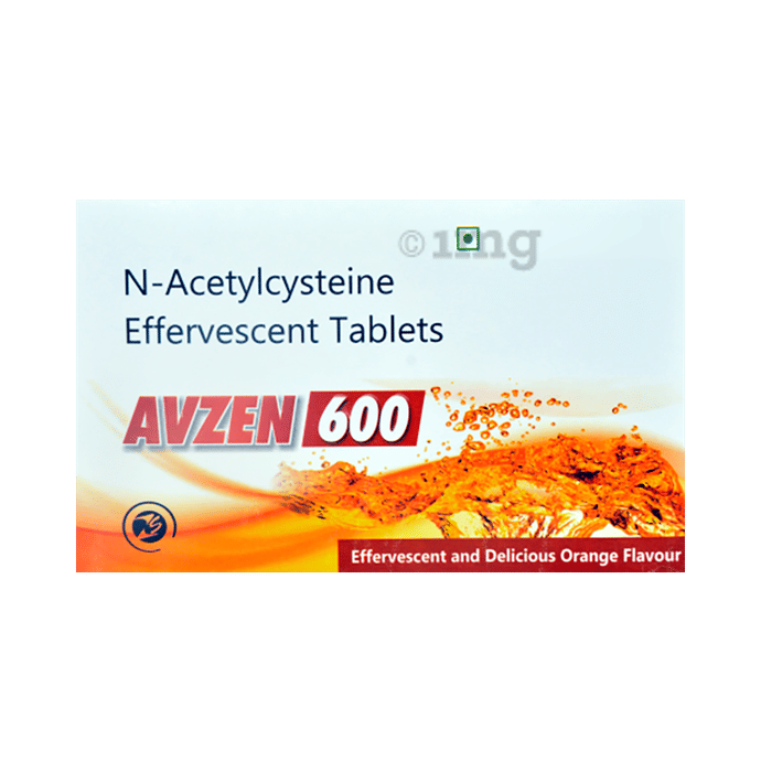 Avzen 600 Effervescent Tablet: Buy strip of 10 Effervescent Tablet at ...