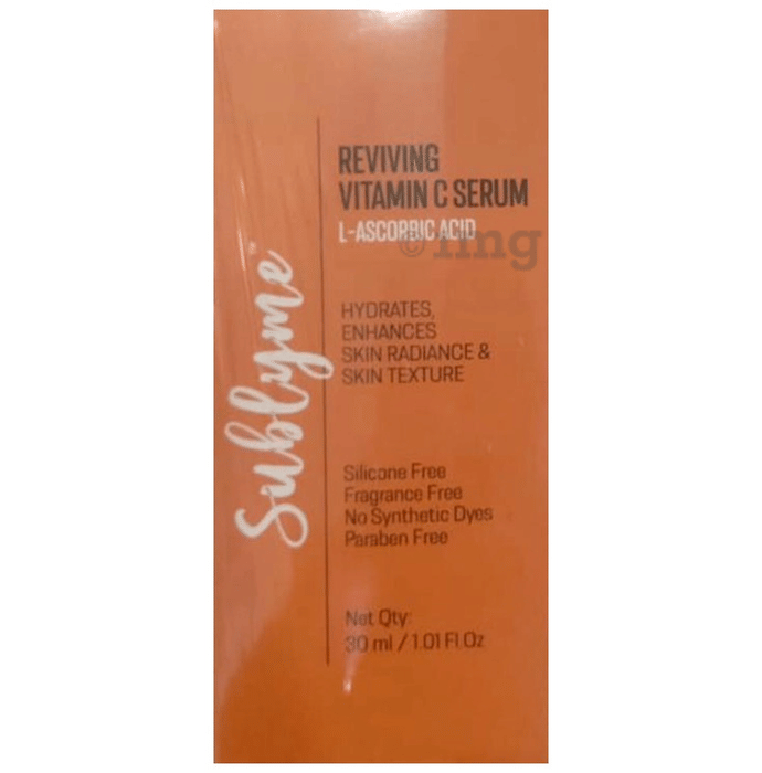 Sublyme Reviving Vitamin C Serum: Buy bottle of 30.0 ml Serum at 𝗯𝗲𝘀𝘁 ...
