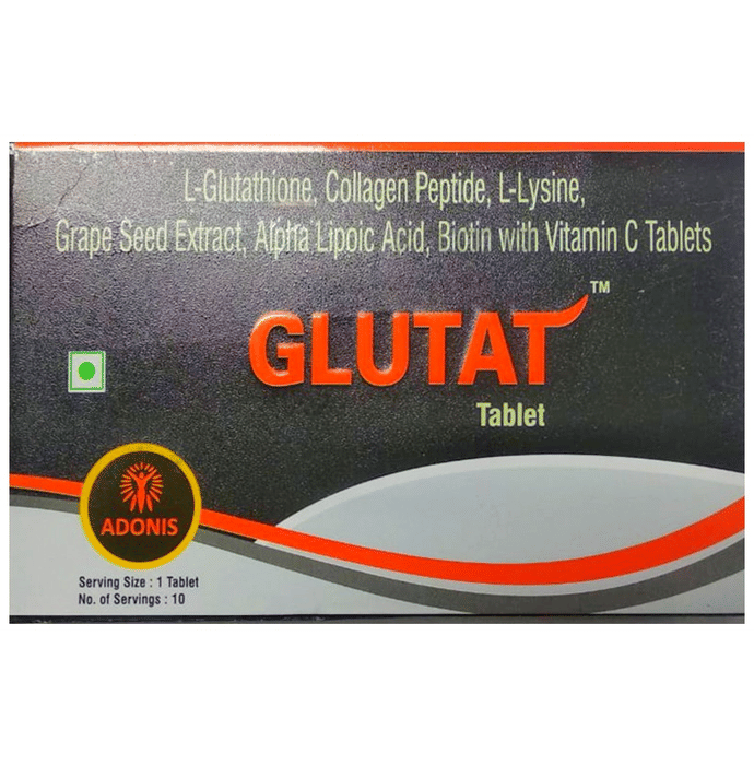 Glutat Tablet: Buy strip of 10 tablets at best price in India | 1mg