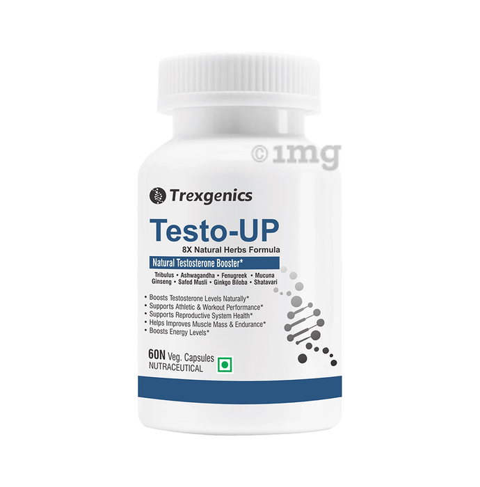 Trexgenics Testo Max Ultra Testosterone Booster Veg Capsule: Buy bottle ...