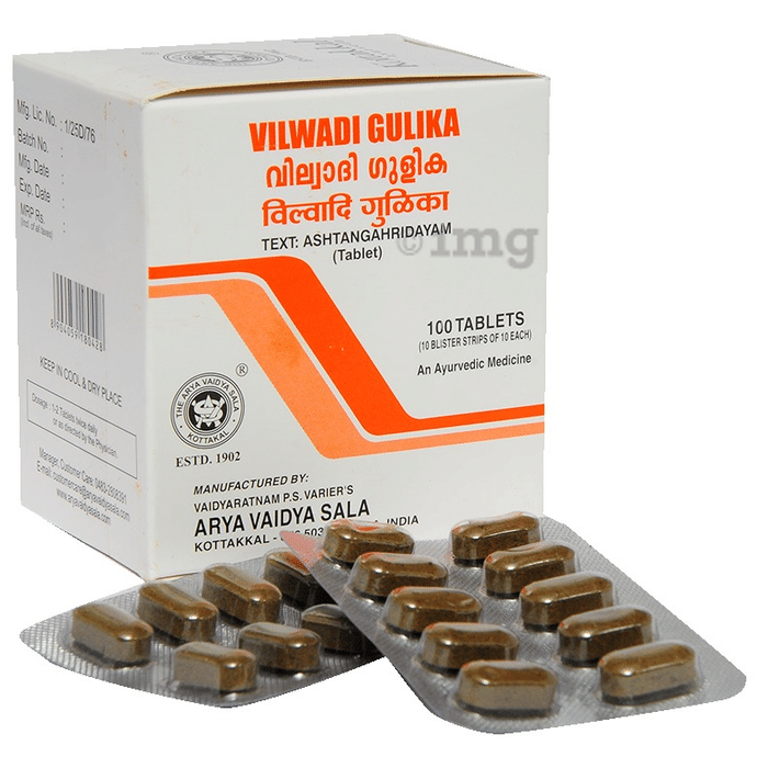Kottakkal Ayurveda Vilwadi Gulika Tablet: Buy box of 100.0 tablets at ...
