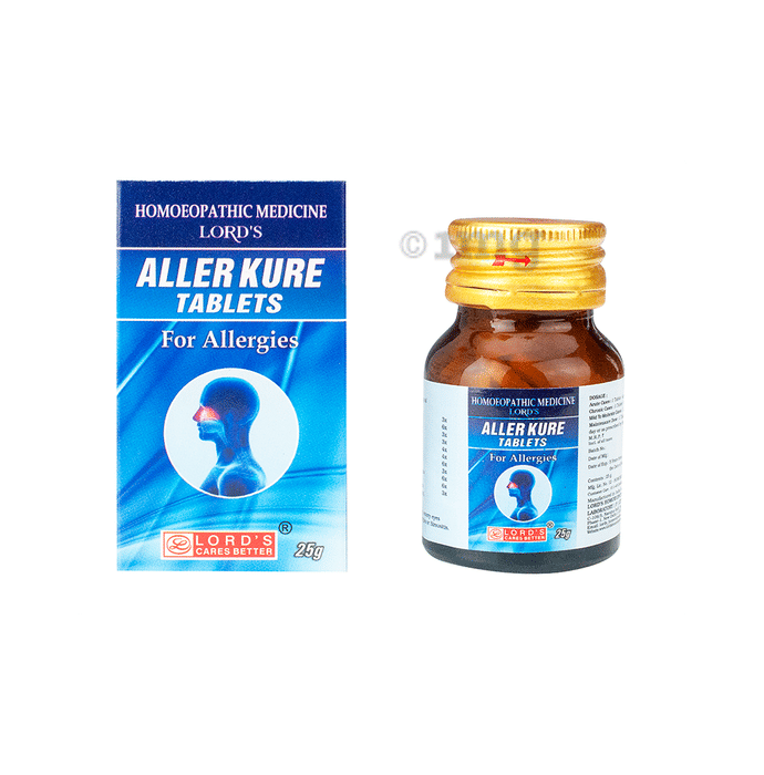 Lord's Aller Kure Tablet: Buy bottle of 25 gm Tablet at best price in ...