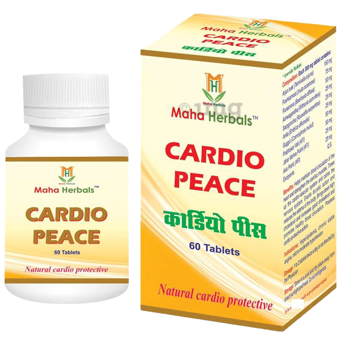 Maha Herbals Cardio Peace Tablet: Buy bottle of 60.0 tablets at best ...