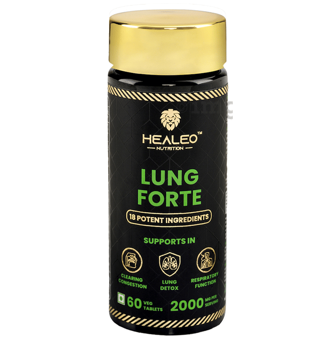Healeo Nutrition Lung Forte Veg Tablet: Buy bottle of 60.0 tablets at ...
