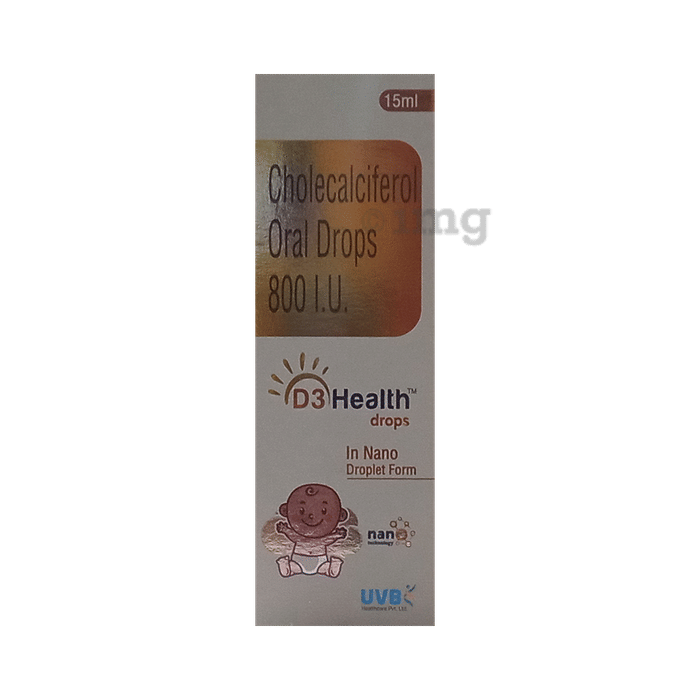 D3-Health Oral Drops: Buy bottle of 15 ml Oral Drops at best price in ...