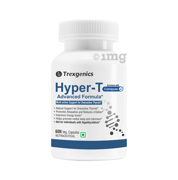 Trexgenics Hyper-T Thyroid Support Veg Capsule: Buy bottle of 60 ...