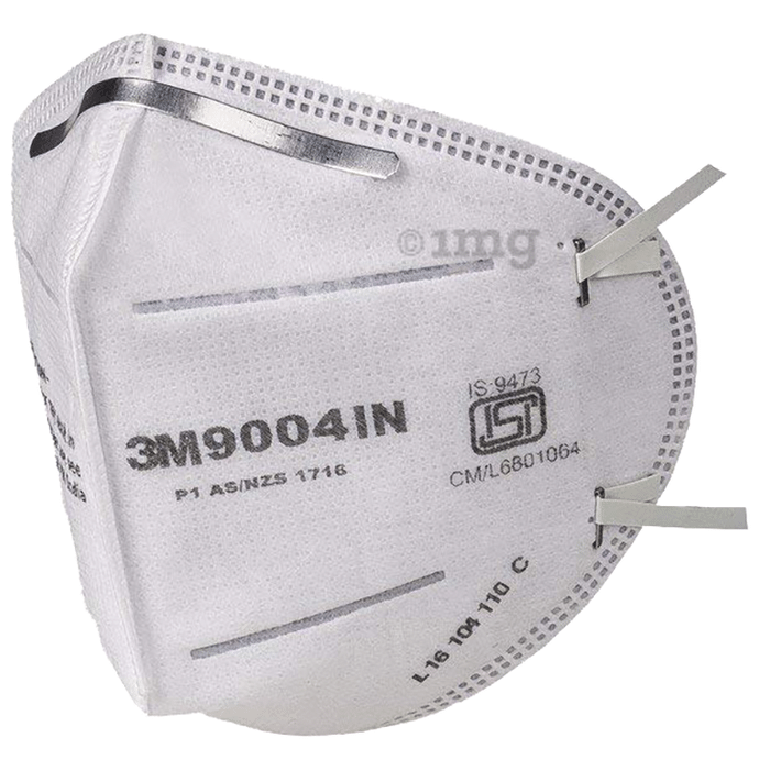 3M 9004IN Dust Mist Respirator Mask White Buy packet of 50.0 masks at best price in India 1mg