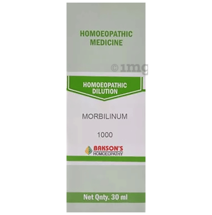 Bakson's Homoeopathy Morbilinum Dilution 1000 CH: Buy bottle of 30.0 ml ...
