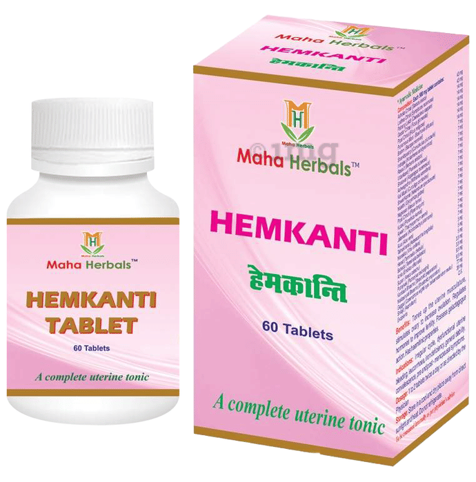 Maha Herbals Hemkanti Tablet: Buy bottle of 60.0 tablets at best price ...