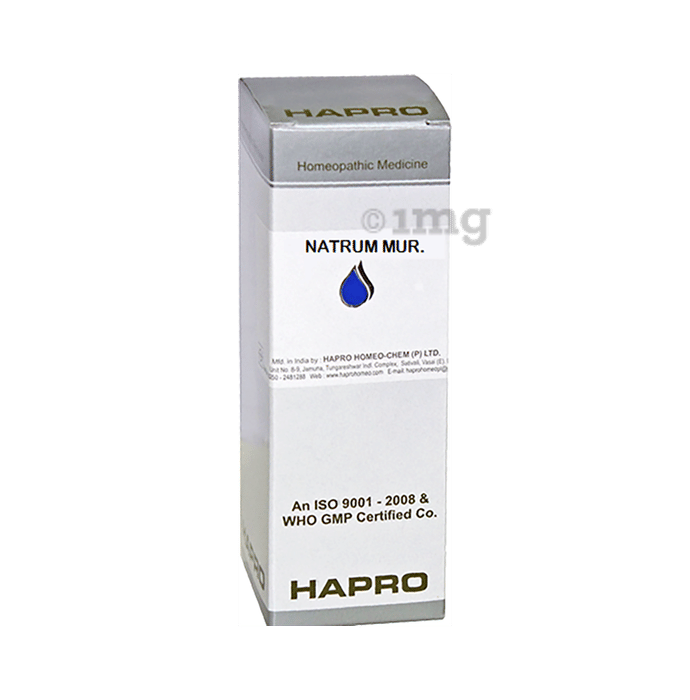 Hapro Natrum Mur Dilution 200: Buy bottle of 100 ml Dilution at best price in India | 1mg