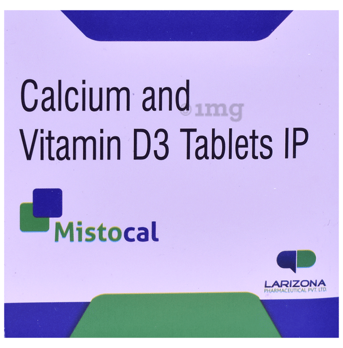Mistocal Tablet: Buy strip of 15.0 tablets at 𝗯𝗲𝘀𝘁 𝗽𝗿𝗶𝗰𝗲 in India | 1mg