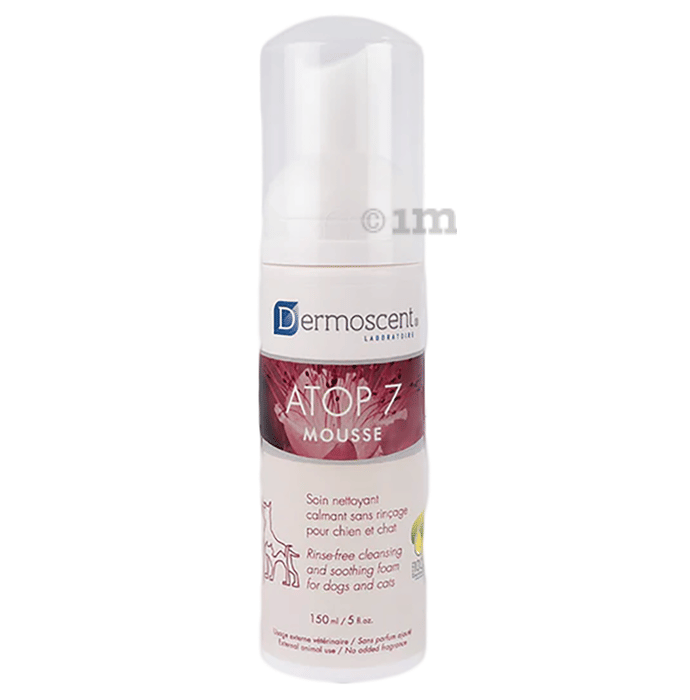 Dermoscent Atop 7 Mousse for Dogs and Cats: Buy bottle of 150.0 ml Pet ...