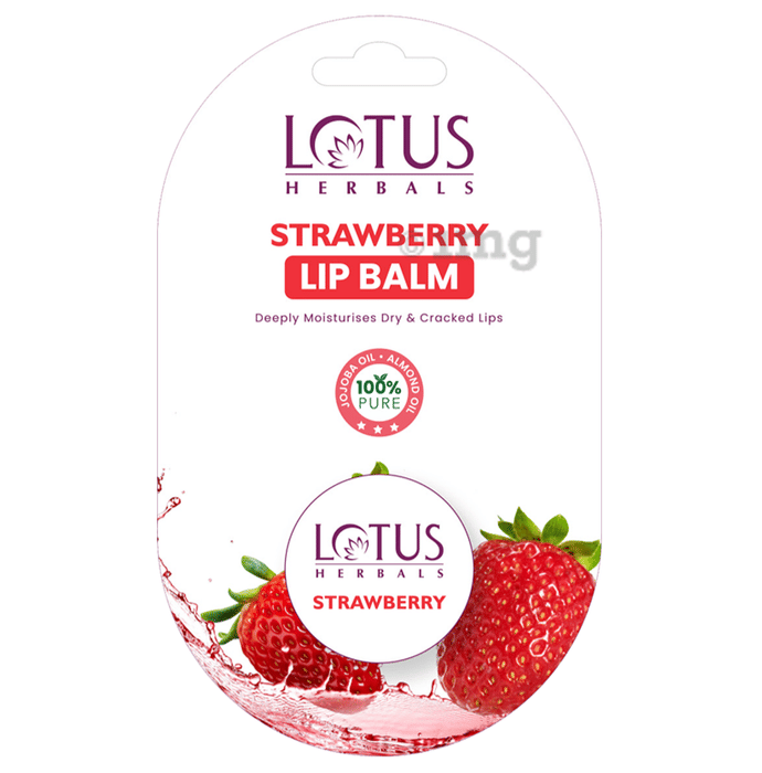 Lotus Herbals Lip Balm Strawberry: Buy tube of 5.0 gm Balm at best ...