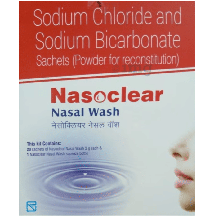 NASOclear Nasal Wash 3G Kit: Buy box of 20.0 kit at 𝗯𝗲𝘀𝘁 𝗽𝗿𝗶𝗰𝗲 in India ...