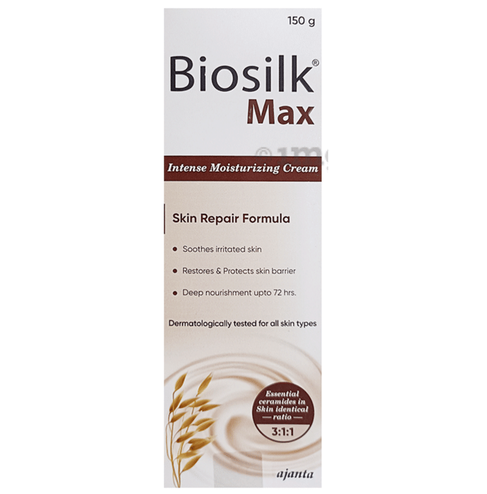 Biosilk Max Intense Moisturizing Cream: Buy tube of 150.0 gm Cream at ...