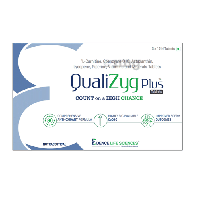 QualiZyg Plus Tablet (10 Each): Buy box of 3.0 strips at best price in ...