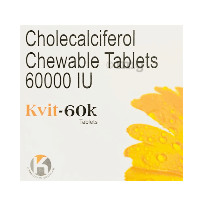 Kvit 60K Chewable Tablet: Buy strip of 4.0 Chewable Tablets at best ...